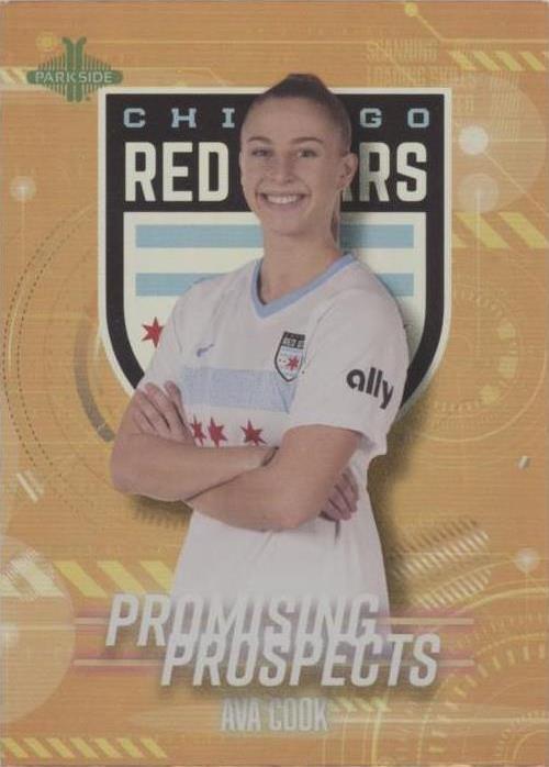 2022 Parkside NWSL - Promising Prospects Orange #16 Ava Cook (RC) for ...