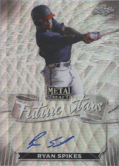 2021 Leaf Metal Draft - Future Stars Ryan Spikes #FS-RS2 Silver Wave ...