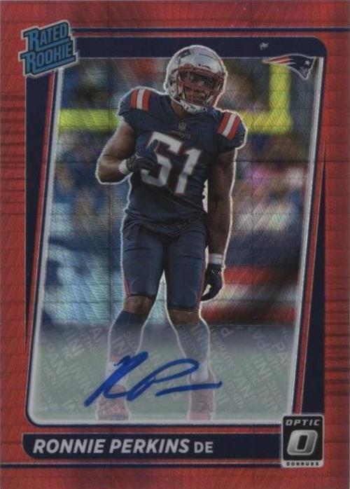 2021 Panini Donruss Optic - Rated Rookie Ronnie Perkins #283 Red Hyper ...