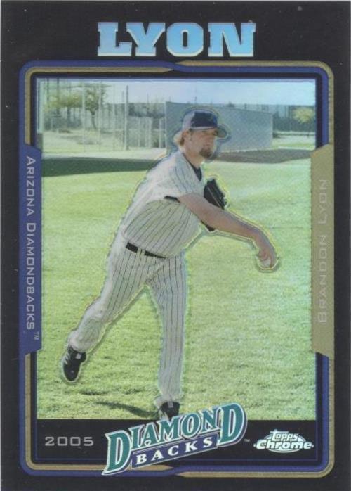 2005 Topps Chrome - Brandon Lyon #281 Black Refractor /225 for sale ...