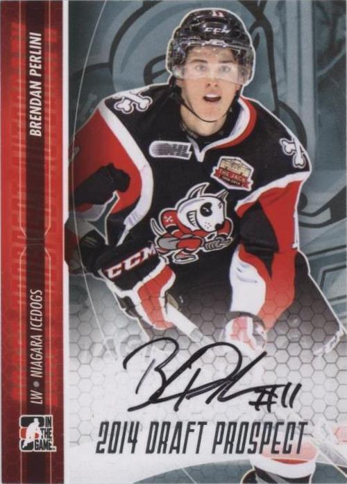 2014 In the Game Draft Prospects - Autographs Brendan Perlini #A-BPE1 ...