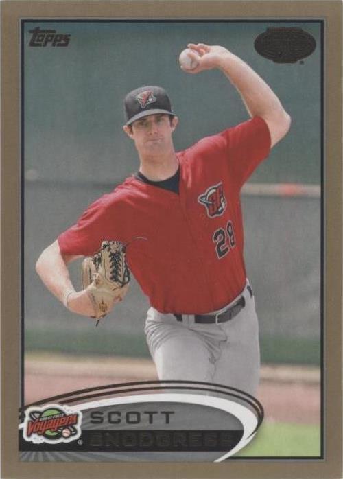 2012 Topps Pro Debut - Gold #31 Scott Snodgress /50 (RC) for sale ...