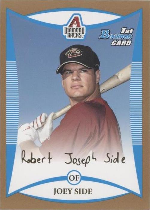 2008 Bowman - Prospects Gold #BP109 Joey Side (RC) for sale online | eBay