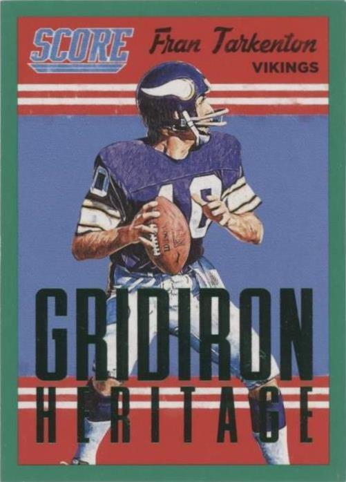 2015 Score - Gridiron Heritage Green #17 Fran Tarkenton for sale online ...