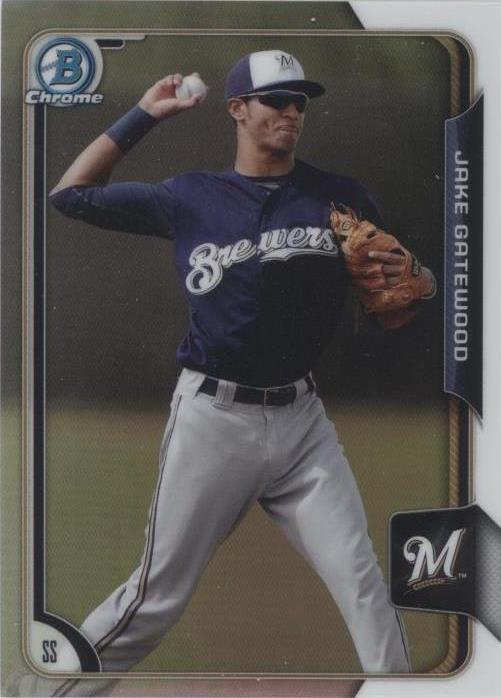 2015 Bowman Chrome - Prospects Refractor #BCP239 Jacob Gatewood /499 ...