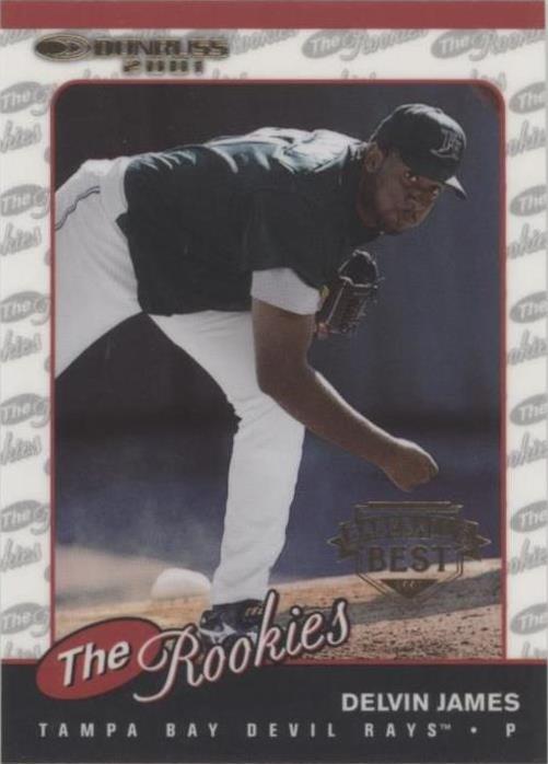 2001 Donruss - The Rookies Baseball's Best Bronze #R29 Delvin James (RC ...