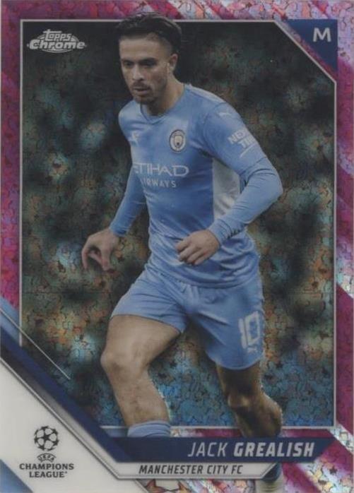 2021-22 Topps Chrome UCL - Pink Mini-Diamond Refractor #190 Jack ...