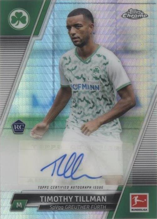 2021-22 Topps Chrome Bundesliga - Chrome Autographs Timothy Tillman # ...
