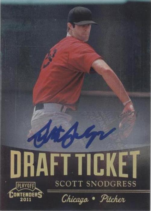 2011 Playoff Contenders - Draft Tickets Scott Snodgress #DT18 ...