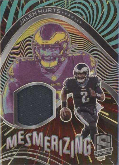 2021 Panini Spectra - Mesmerizing Jalen Hurts #ME-JH Hyper /75 (MEM ...