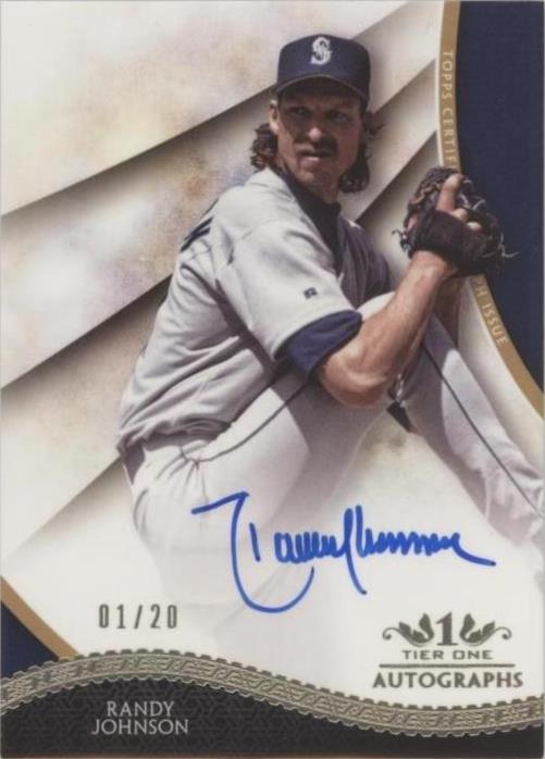 2017 Topps Tier One - Tier One Autographs #T1A-RJO Randy Johnson /20 ...