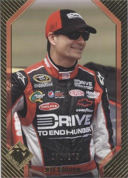 2012 Press Pass Total Memorabilia - Gold #10 Jeff Gordon /275 for sale ...