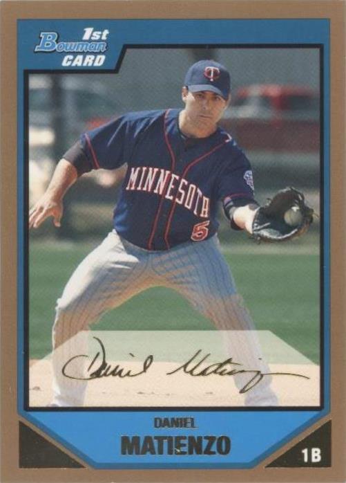 2007 Bowman - Prospects Gold #BP27 Daniel Matienzo (RC) for sale online ...