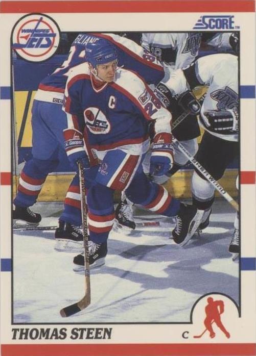 1990-91 Score 100 Hottest Players and Rising Stars - Thomas Steen #8 ...