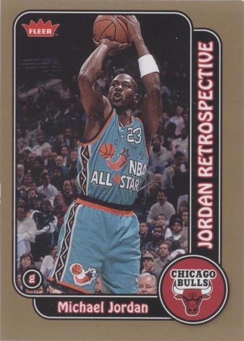 2008-09 Fleer - Michael Jordan Retrospective Glossy #MJ-17 Michael ...