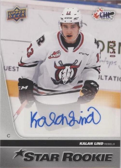 2021-22 Upper Deck CHL - 2020-21 CHL Star Rookies Autograph Achievement ...