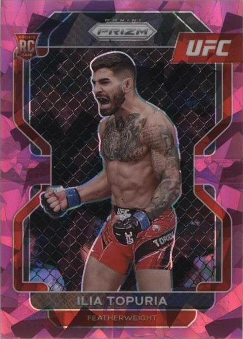 2022 Panini Prizm UFC - Pink Ice Prizm #115 Ilia Topuria (RC) for sale ...
