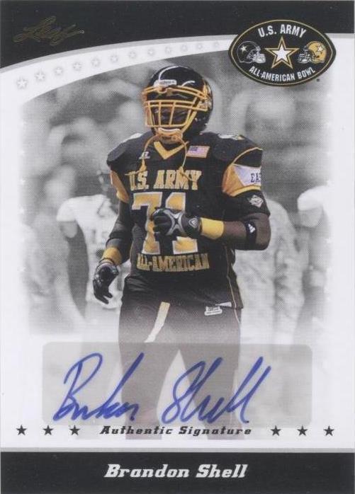 2011 Leaf U.S. Army All-American Bowl - Brandon Shell #BA-BS1 (AU, RC ...