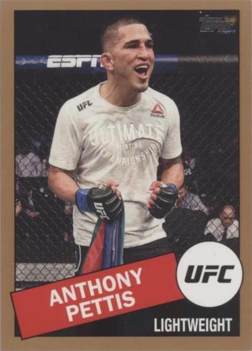 2020 Topps UFC - 1985 Topps Baseball Design Gold #85T-4 Anthony Pettis ...