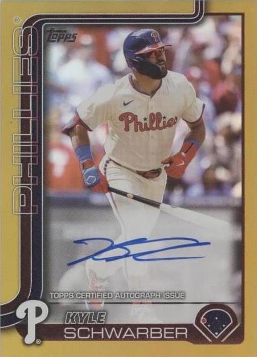 2025 Topps Series 1 - Flagship Real One Autographs Kyle Schwarber #141 ...