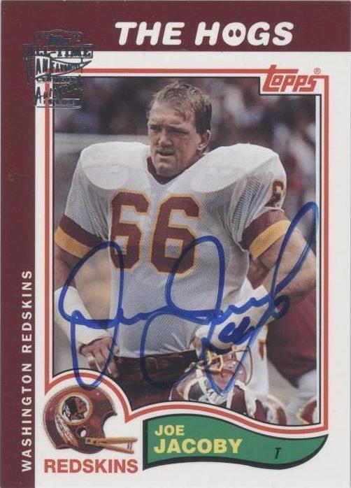 2004 Topps All-Time Fan Favorites - Joe Jacoby #JJ Autographs (AU) for ...