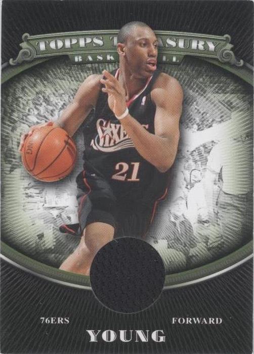 2008-09 Topps Treasury - Relics Thaddeus Young #TTR-TY (MEM) for sale ...
