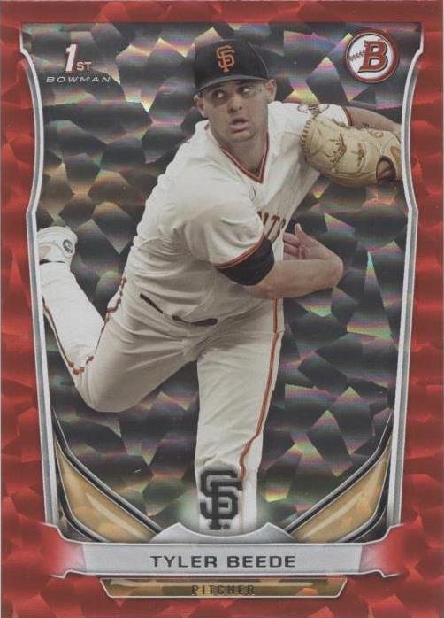 2014 Bowman Draft - Tyler Beede #DP11 Red Ice /150 (RC) for sale online ...