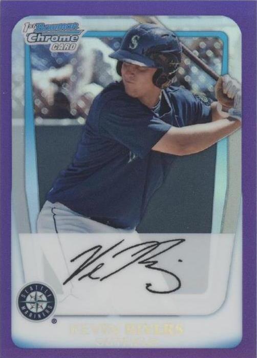2011 Bowman - Chrome Prospects Kevin Rivers #BCP73 Purple Refractor ...