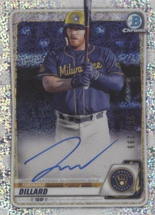 2020 Bowman - Chrome Prospects Autographs Speckle Refractor #CPA-TDI ...
