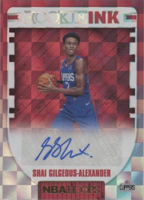 2018-19 Panini NBA Hoops - Rookie Ink Shai Gilgeous-Alexander #RI-SGA ...