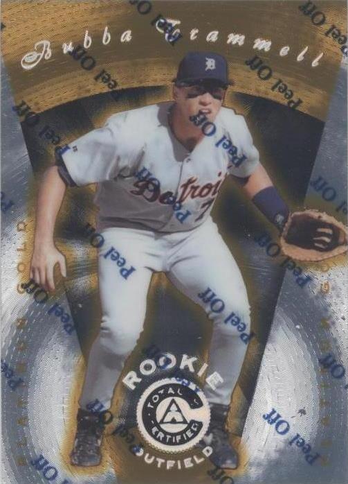 1997 Pinnacle Totally Certified - Platinum Gold #127 Bubba Trammell /30 ...