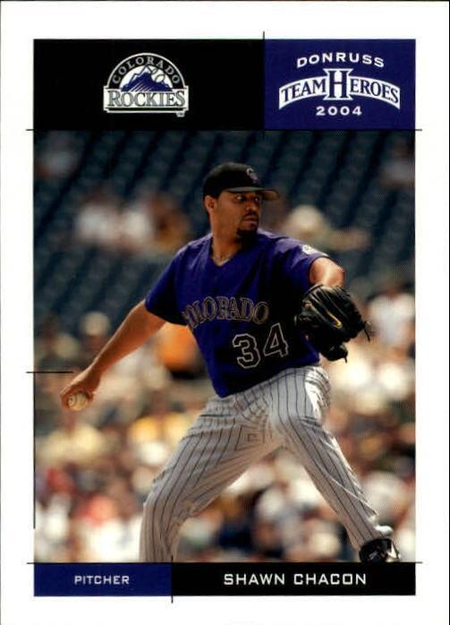 2004 Donruss Team Heroes - #140 Shawn Chacon for sale online | eBay