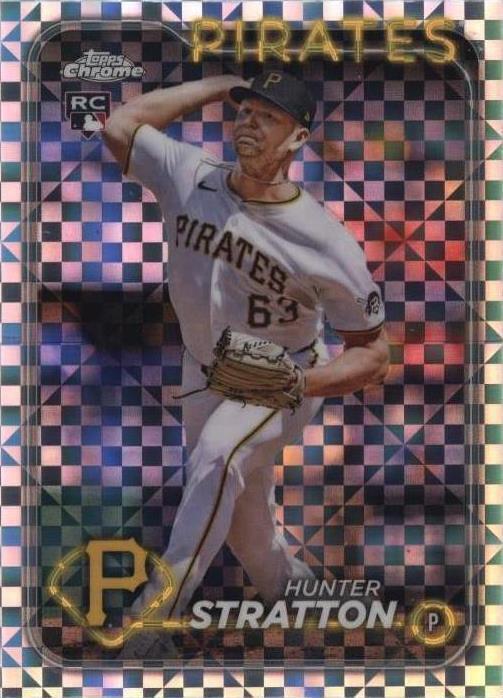 2024 Topps Chrome Update Series - Hunter Stratton #USC137 X-Fractor (RC ...