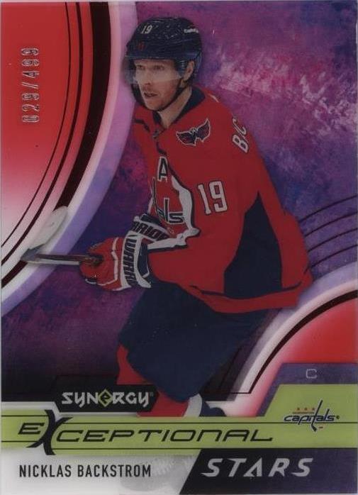 2021-22 Upper Deck Synergy - Exceptional Stars Nicklas Backstrom #ES-NB Red /499 for sale online ...
