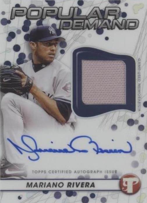 2023 Topps Pristine - Popular Demand Autograph Relics #DPAR-MR Mariano Rivera (AU, MEM) for sale ...