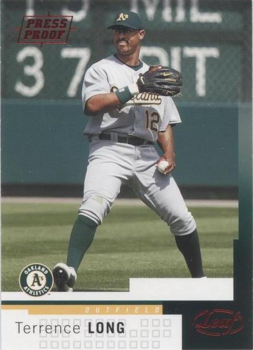 2004 Leaf - Terrence Long #70 Press Proof Red for sale online | eBay