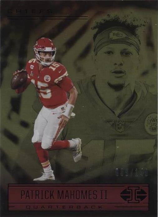 2021 Panini Illusions - Patrick Mahomes II #24 Trophy Collection Yellow ...