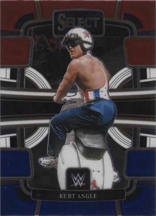 2024 Panini Select WWE - Concourse Kurt Angle #43 Red & Blue for sale ...