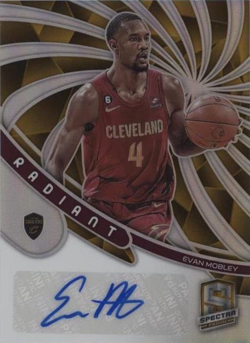2022-23 Panini Spectra - Radiant Signatures Evan Mobley #RS-EMC Gold ...