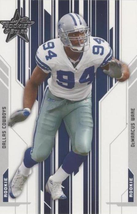 2005 Leaf Rookies & Stars - Rookie #222 DeMarcus Ware /799 (RC) for ...