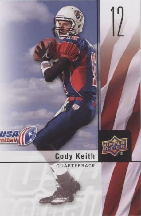 2011-12 Upper Deck USA Football - #45 Cody Keith (RC) for sale online ...