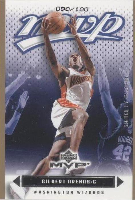 2003-04 Upper Deck MVP - Gilbert Arenas #194 Gold /100 for sale online ...