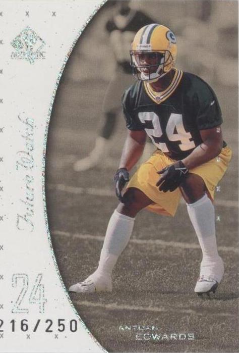 1999 SP Authentic - Future Watch Antuan Edwards #144 Excitement /250 ...