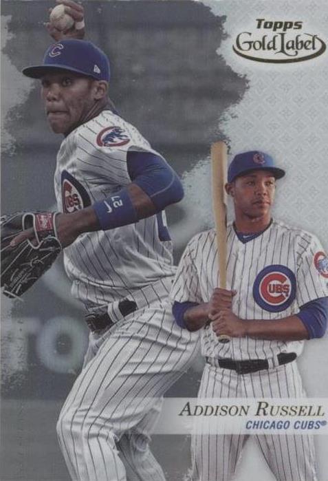2017 Topps Gold Label - Addison Russell #8 Class 1 for sale online | eBay