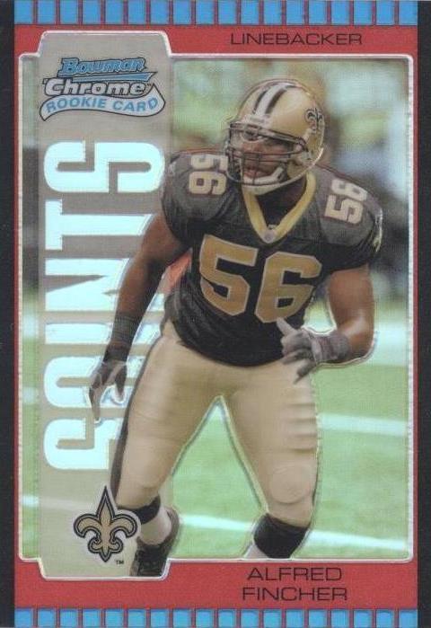 2005 Bowman Chrome - Alfred Fincher #190 Red Refractor (RC) for sale ...