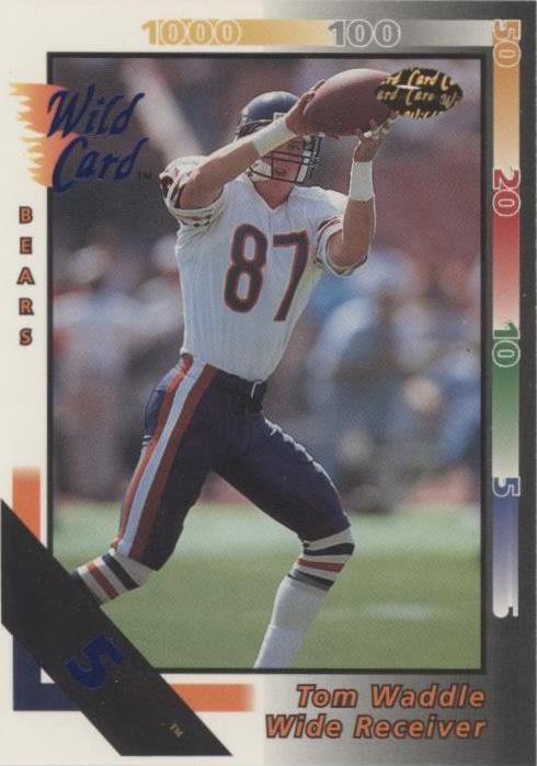 1992 Wild Card - Tom Waddle #262 5 Stripe for sale online | eBay