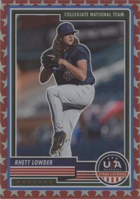 2023 Panini USA Baseball Stars & Stripes - Red Stars Prizm #90 Rhett ...