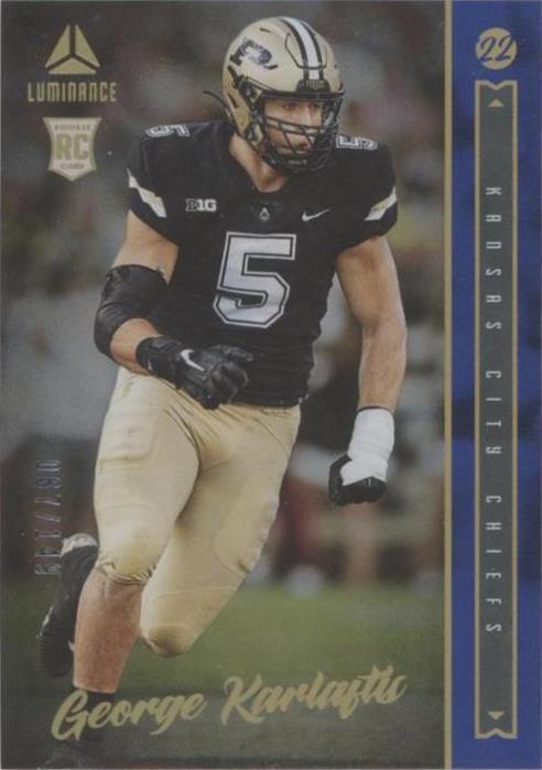 2022 Panini Luminance - Rookie George Karlaftis #151 Blue /149 (RC) for sale online | eBay