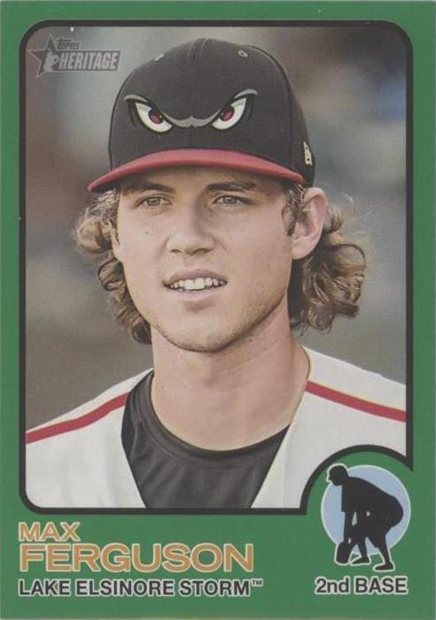 2022 Topps Heritage Minor League Edition - Max Ferguson #155 Green ...