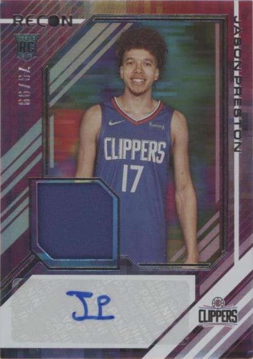 2021-22 Panini Recon - Rookie Jersey Autographs #RJA-JPR Jason Preston ...